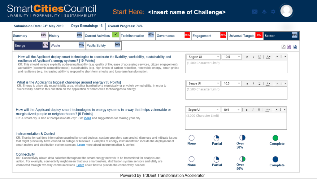 Smart Cities Project Activator | The Smart Cities Council & Tr3Dent